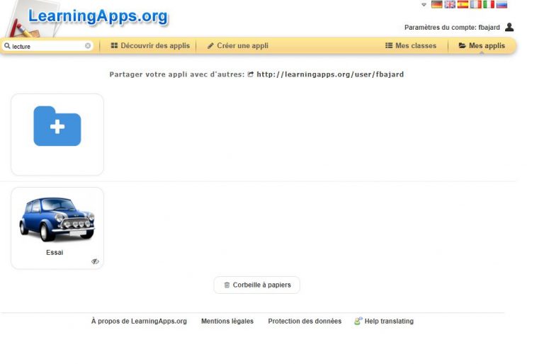 Learning apps – Ressources pour l'école inclusive